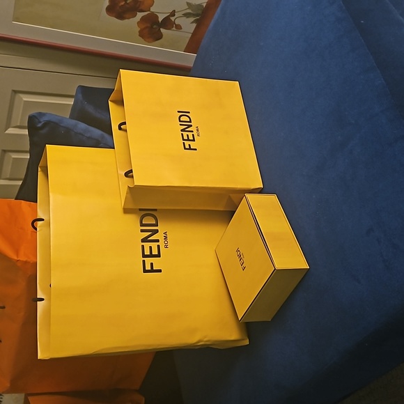 Fendi | Accessories | Fendi And Paper Bag | Poshmark